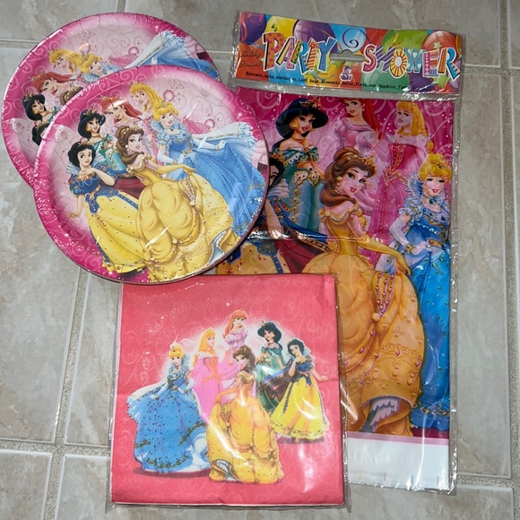 Disney | Party Supplies | Nwt 4pc Disney Princess Tea Party Set | Poshmark